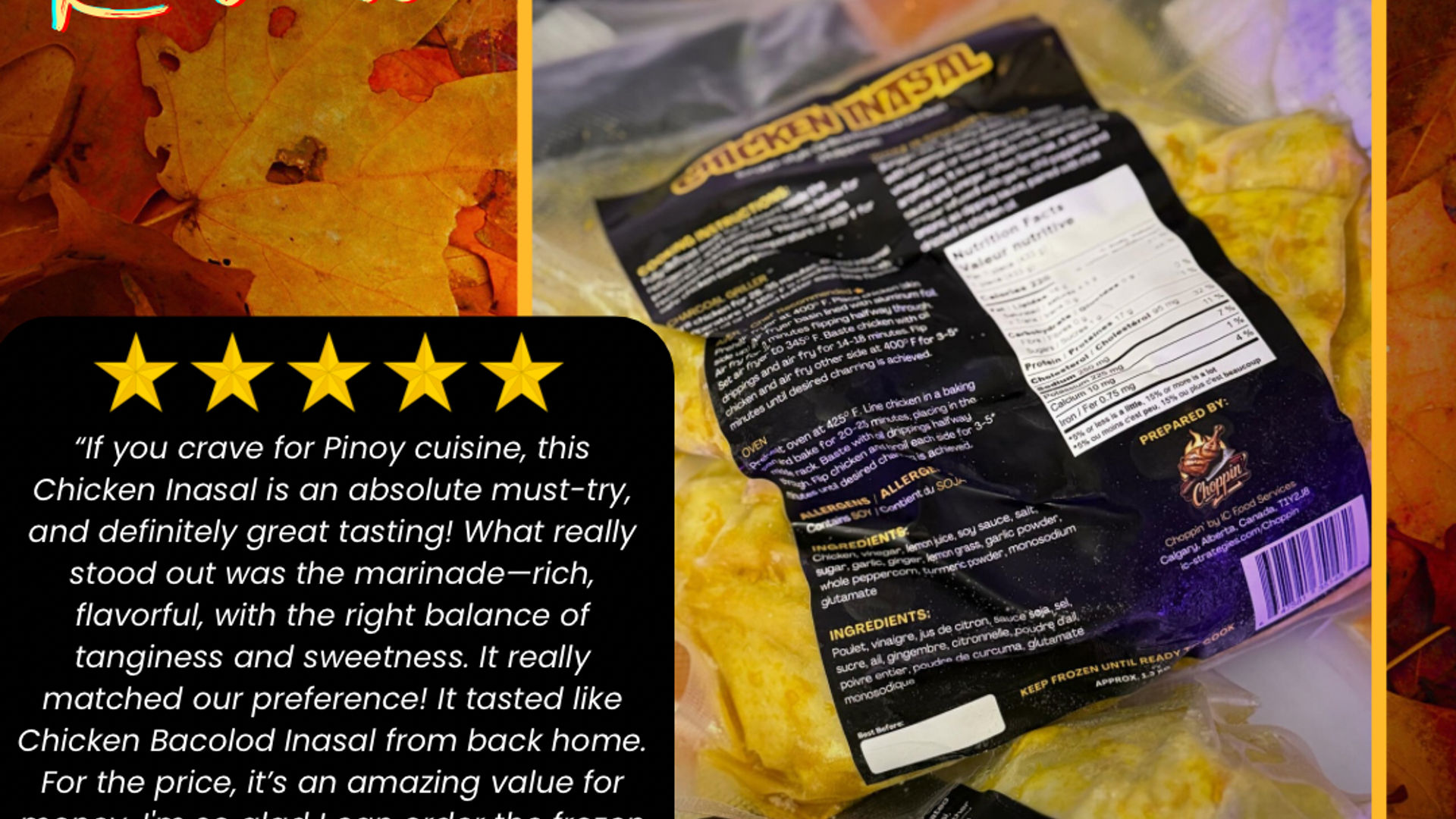 Order Choppin’ by Chef IC Food Services | Menu & Prices | Calgary